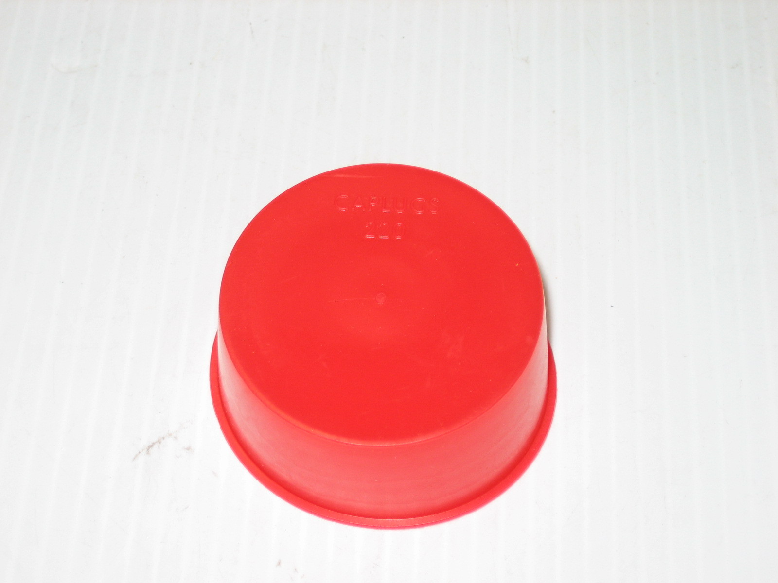 (1,050) Caplug T-9X Tapered cap - RED - Low Density Polyethylene - Free ...