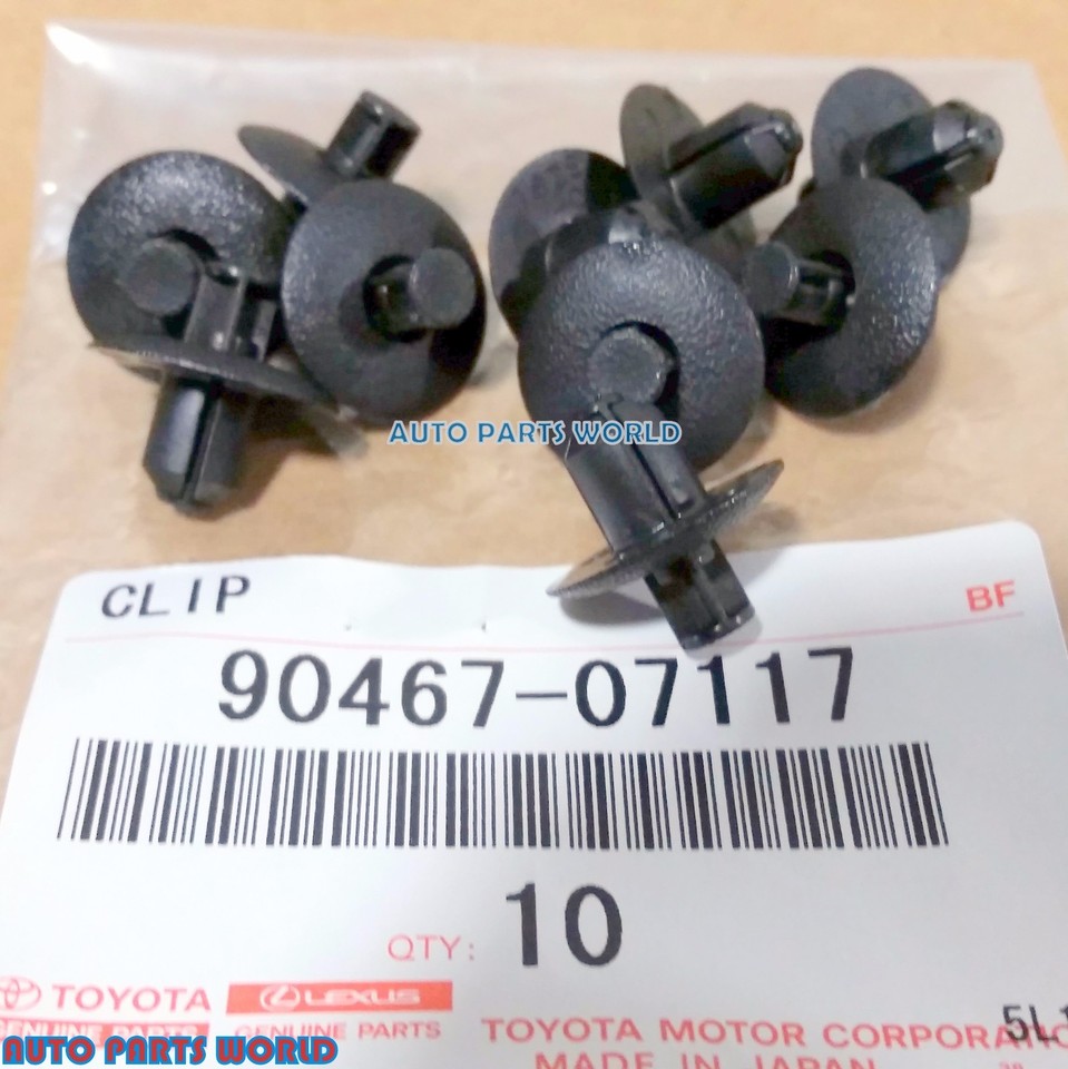 GENUINE TOYOTA CAMRY AVALON LEXUS CT200h GX470 ENGINE SIDE COVER CLIPS ...