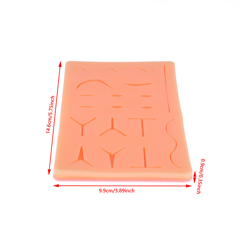 Silicone Human Traumatic Skin Model Reusable Skin Wounds Suture ...