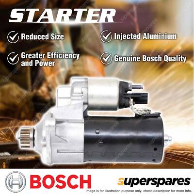 Bosch Starter Motor for Volkswagen Caddy Caravelle CC 3C EOS Golf MK 6 ...