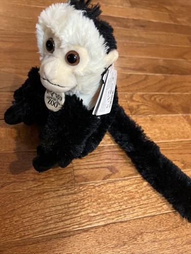 Wild Republic Black & White Capuchin Monkey Stuffed Animal Plush Toy 8 ...