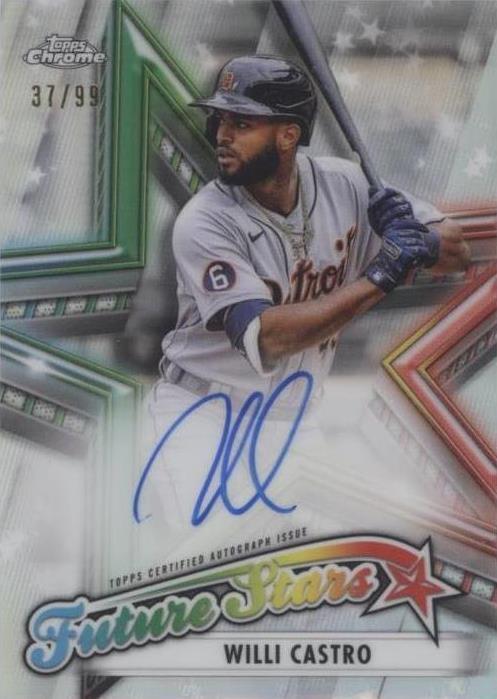 2021 Topps Chrome - Future Stars Autographs Willi Castro #FSA-WC /99 ...