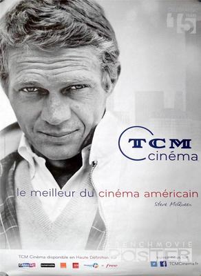STEVE McQUEEN - TCM ADVERTISING - ORIGINAL LARGE FRENCH ADVERTISING ...