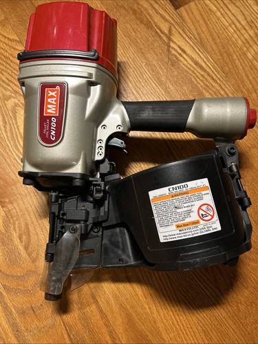 NEW MAX CN100 15 Degree Coil Roofing Nailer 120 PSI 2-1/2"-4" | eBay