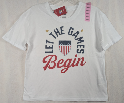 Team USA - Officially Licensed Women's Crewneck Short Sleeve Top Shirt ...