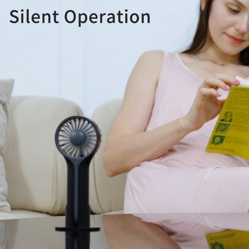 Mini Personal Fan Handheld, Small Portable Handheld Fan, Battery ...