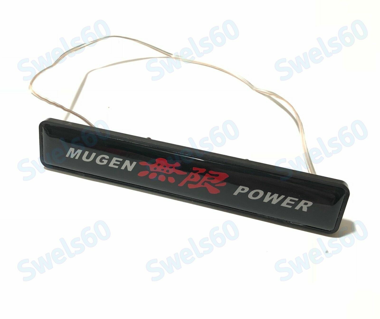 LED JDM Mugen Power Logo Light Car Front Grille Badge Illuminated Decal ...