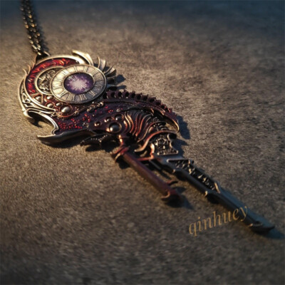 Cthulhu Mythos Yog-Sothoth Pendant The Silver Key Necklace Cosplay ...