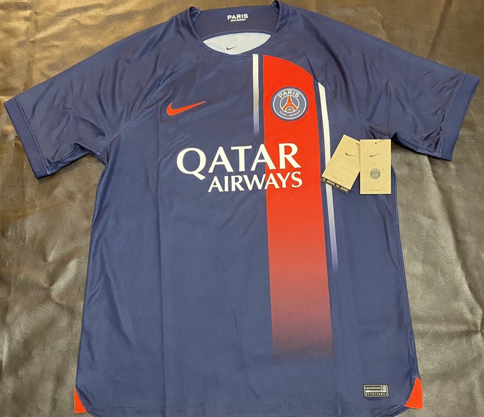 $95 New Nike Men's Paris Saint-Germain PSG Stadium Home Jersey DX2694 ...