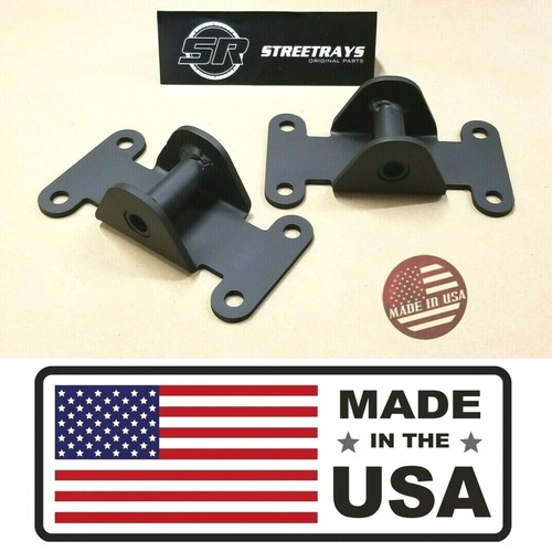 [SR] Solid Motor Engine Mounts SBC Chevy Frame Mount Rat Hot Rod Street ...
