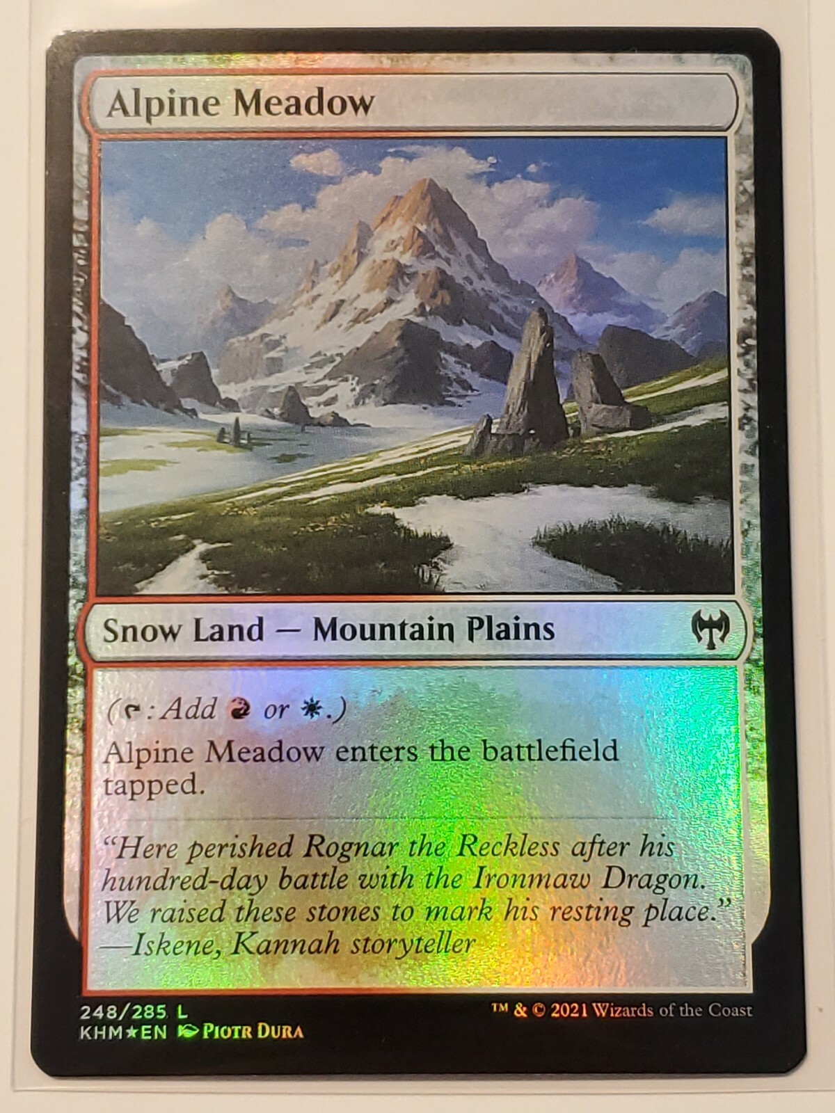 Alpine Meadow - NM - FOIL COMMON [Kaldheim] MTG | eBay
