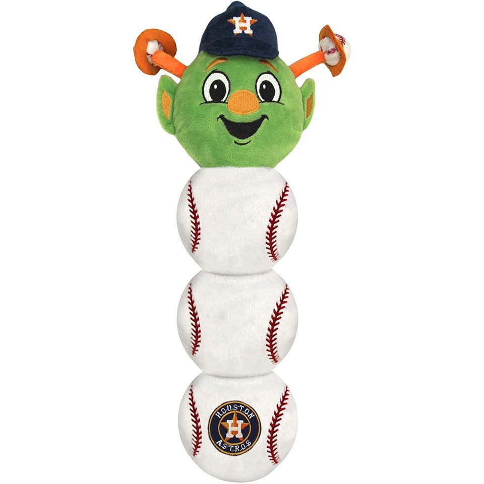 Pets First MLB Mascot Plush Toy with 4 Inner Squeaker for Dogs & Cats ...