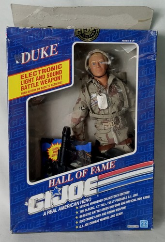 HASBRO GI JOE “DUKE” 12 INCH ACTION FIGURE HALL OF FAME NEW 1991 In Box ...