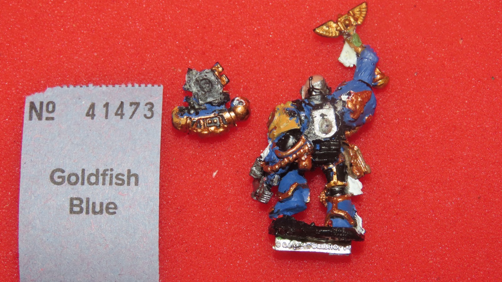 Games Workshop Warhammer 40k Ultramarines Chaplain Cassius Metal ...