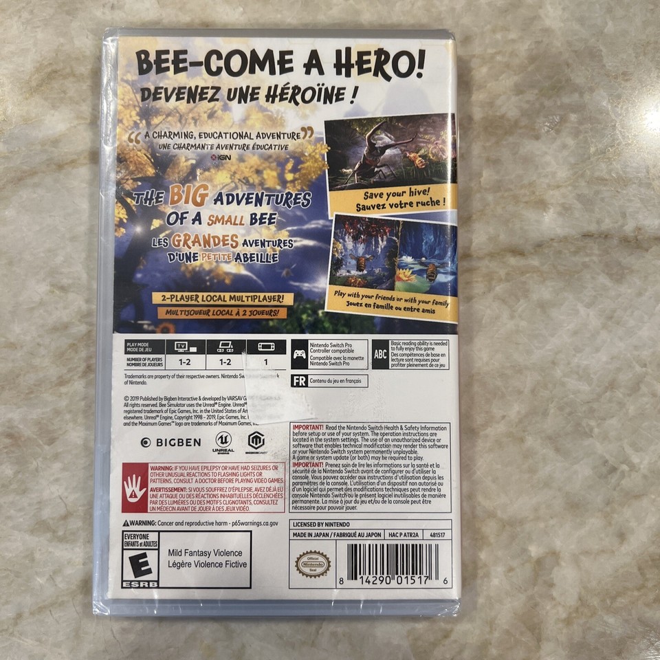 Bee Simulator - Nintendo Switch Sealed 814290015176 | eBay