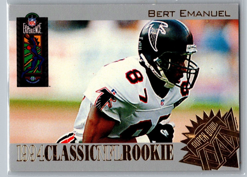 1994 CLASSIC NFL ROOKIE CARD # R 2 Bert Emanuel - Atlanta Falcons | eBay