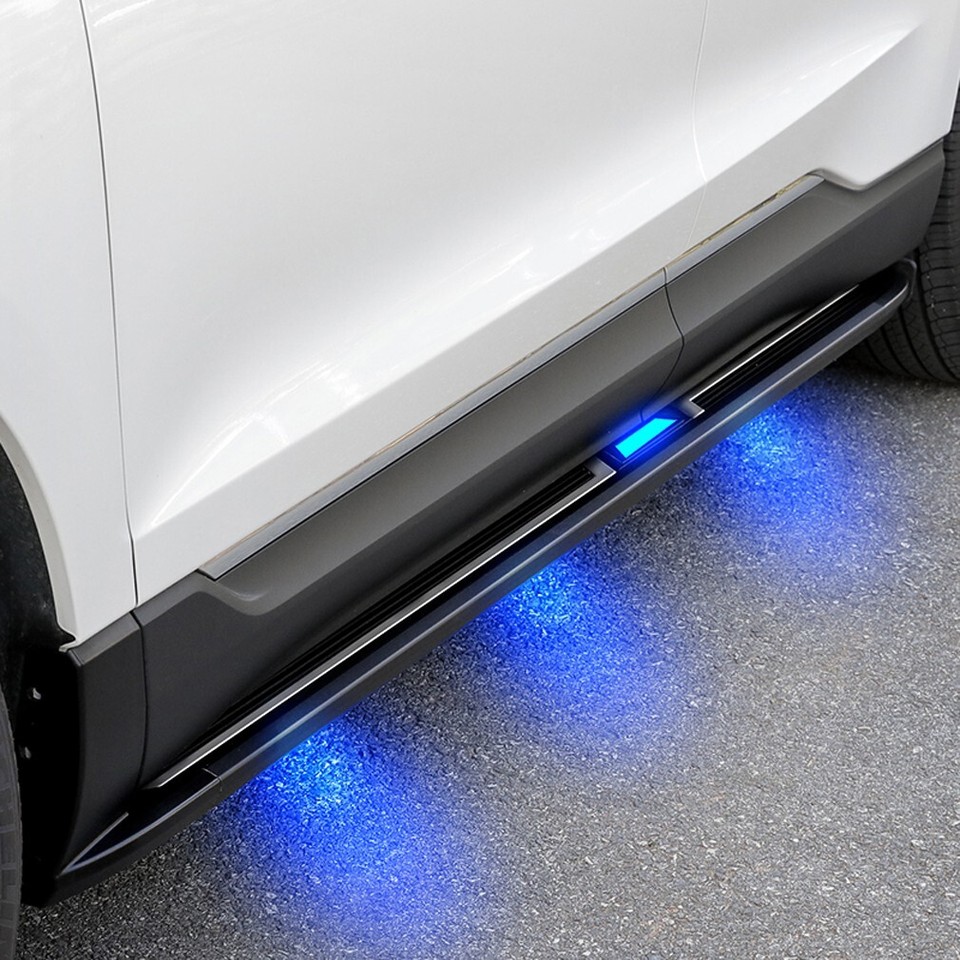 2PCS Fits for KIA Carnival 2021-2024 Running board with LED Lights Side ...