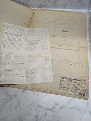 THE BUHL CHICAGO DB-220 MODEL AIR COMPRESSOR ASSEMBLY 1986 DRAWING ...