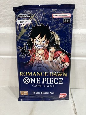 One piece TCG OP-01 Romance Dawn Booster Pack - Early Print Barcode ...