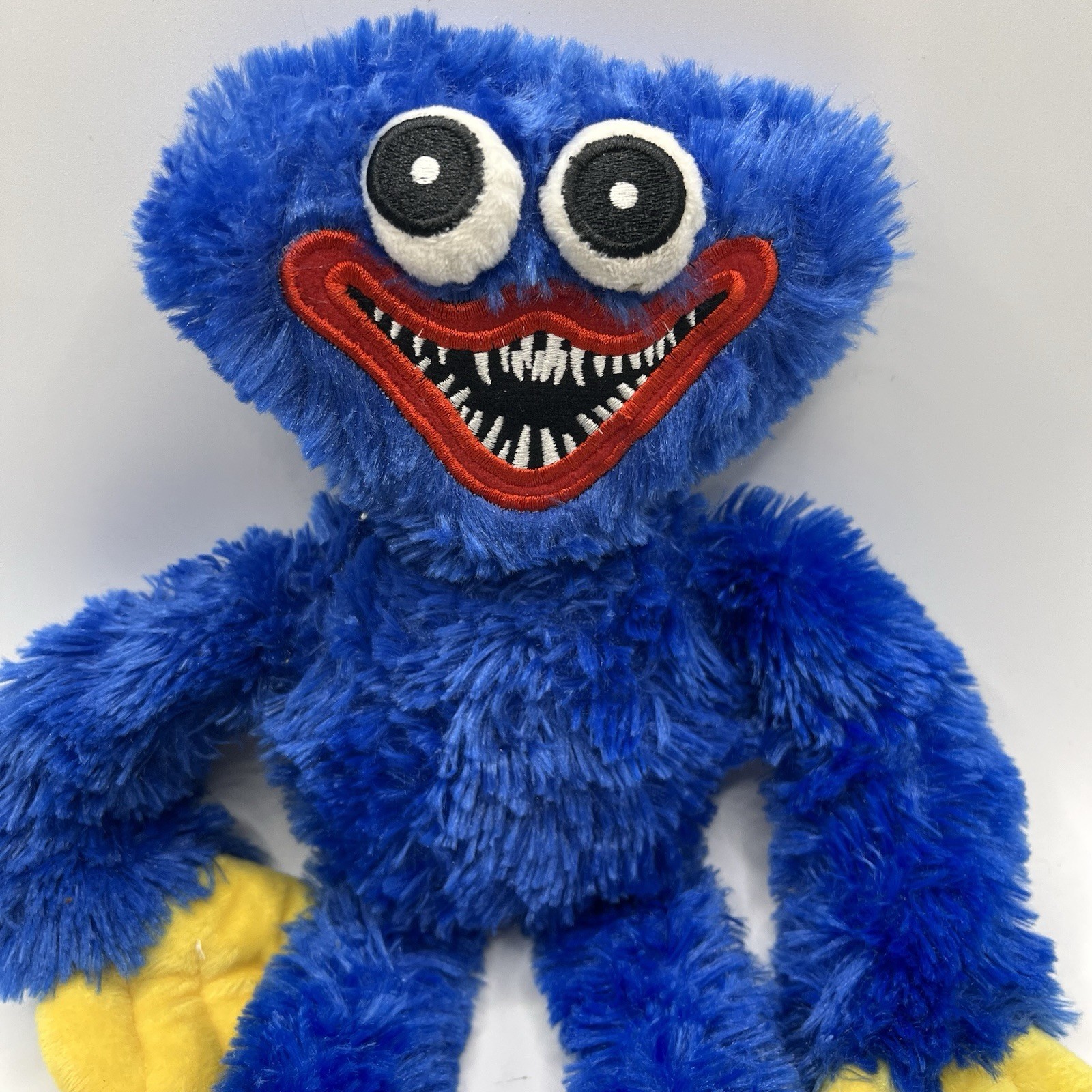 Huggy Wuggy Poppy Playtime Blue Monster Plush 15” Connect Hands Scary ...
