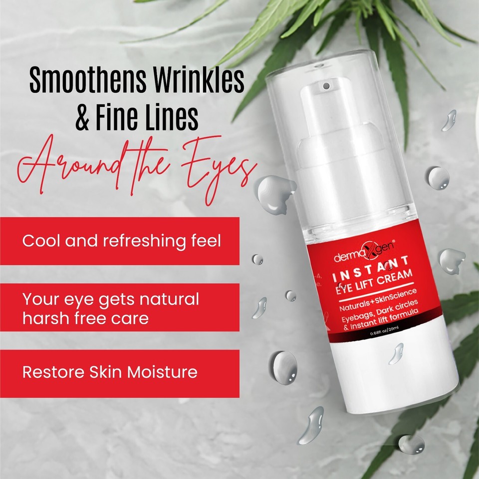 Dermaxgen® INSTANT EYE BAG REMOVER, DARK CIRCLES, CROWS FEET, ANTI ...