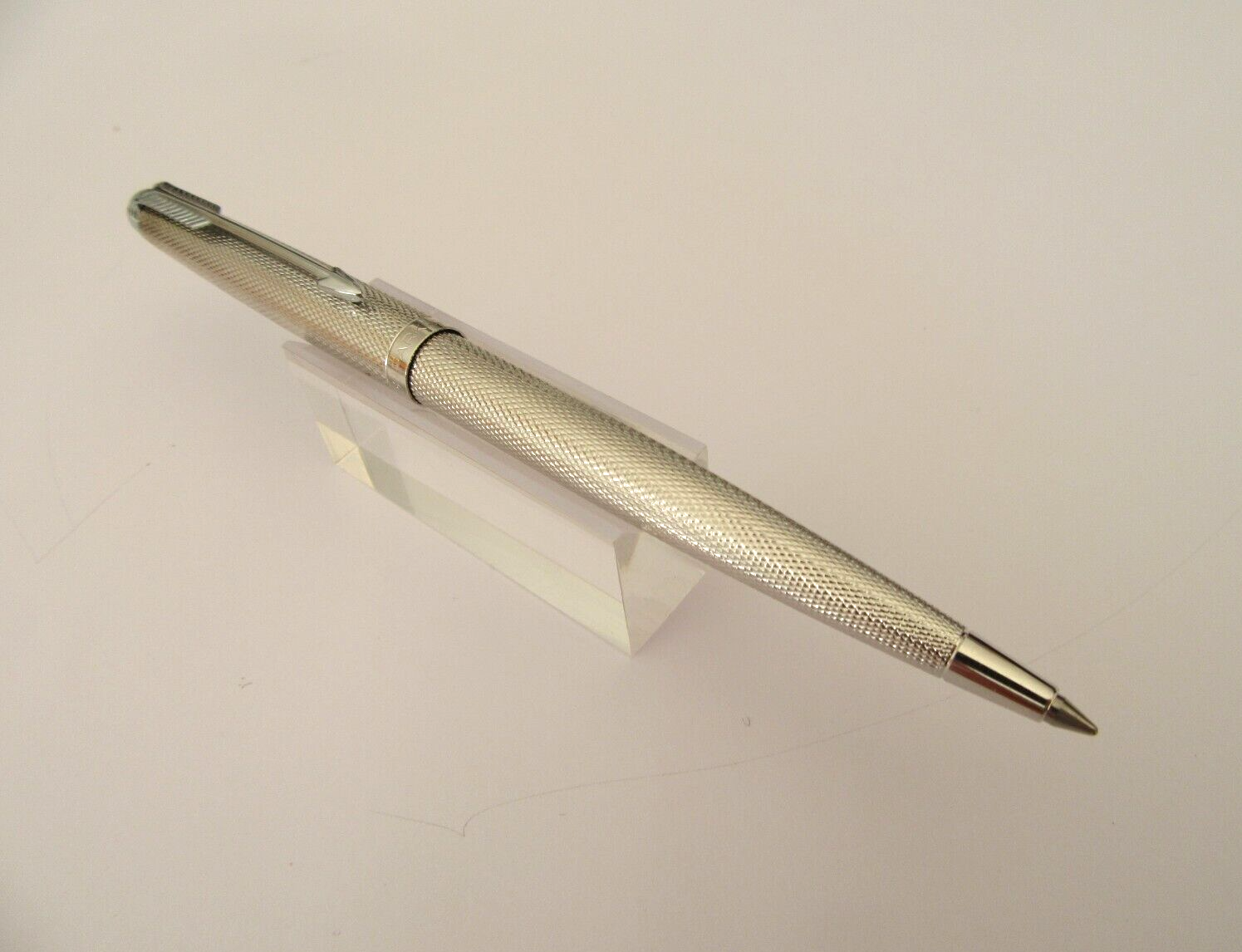 MYTHIQUE STYLO BILLE DE PRESTIGE PARKER 75 MOTIFS GRAINS D'ORGE N153 | eBay