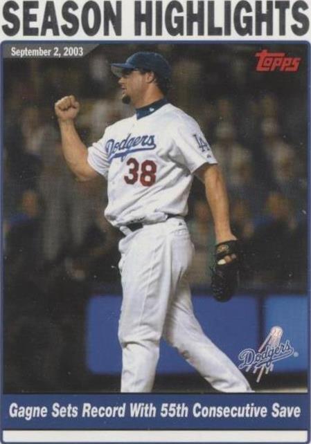 2004 Topps - Season Highlights Eric Gagne #336 for sale online | eBay