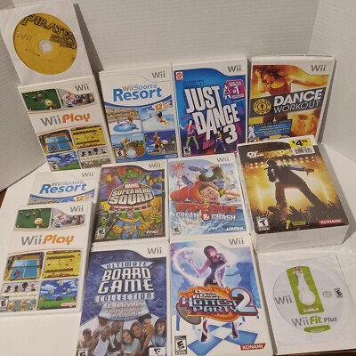 Lot of Wii Games ,Wii Sport Resort,Wii Play,Def Jam Raps sealed ,Dance ...