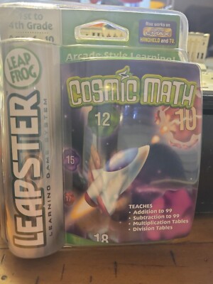 Leapster Arcade Style Learning Game - Cosmic Math - NEW - Ages 6-10 ...