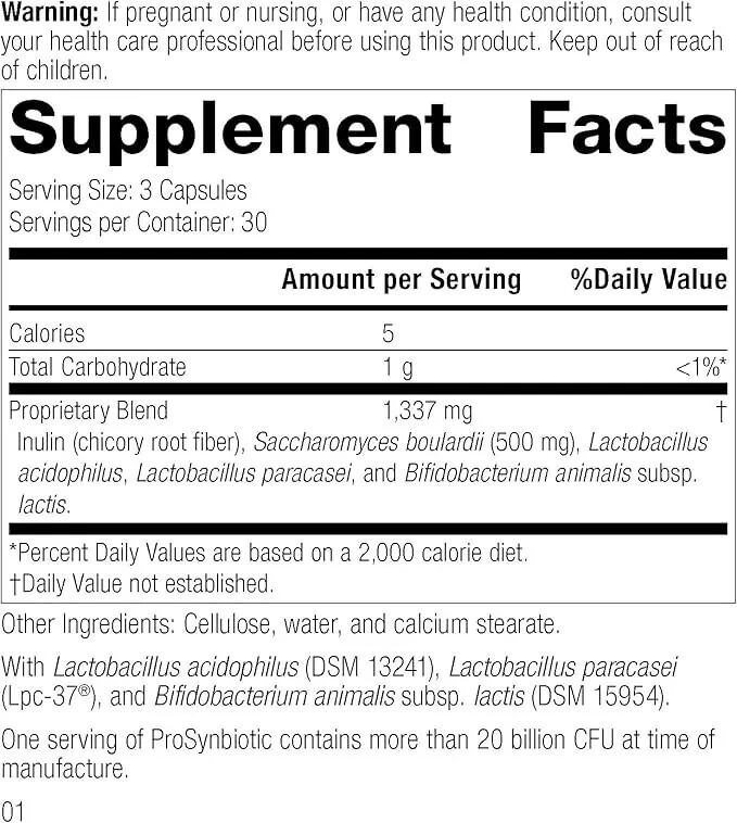 Standard Process ProSynbiotic 90 Capsules | eBay