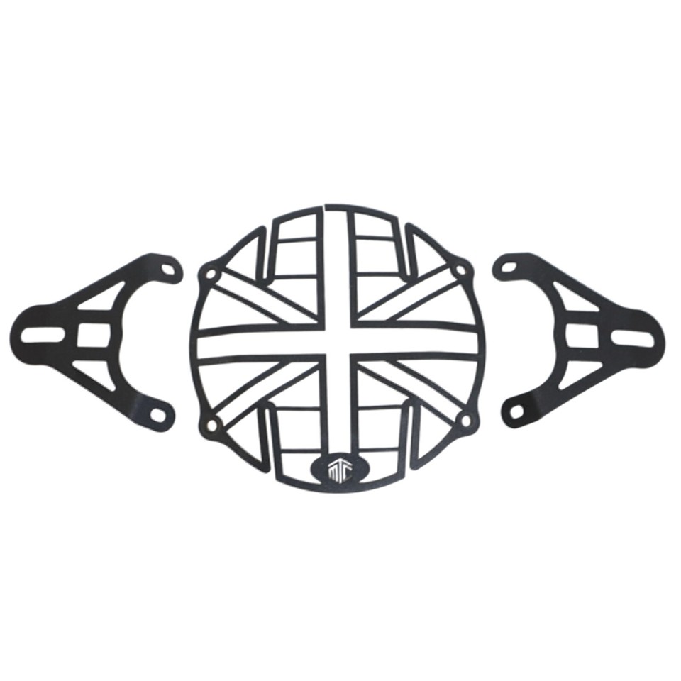 "HEADLIGHT GRILL MS, BLACK" FIT FOR ROYAL ENFIELD HIMALAYAN 411 & SCRAM ...