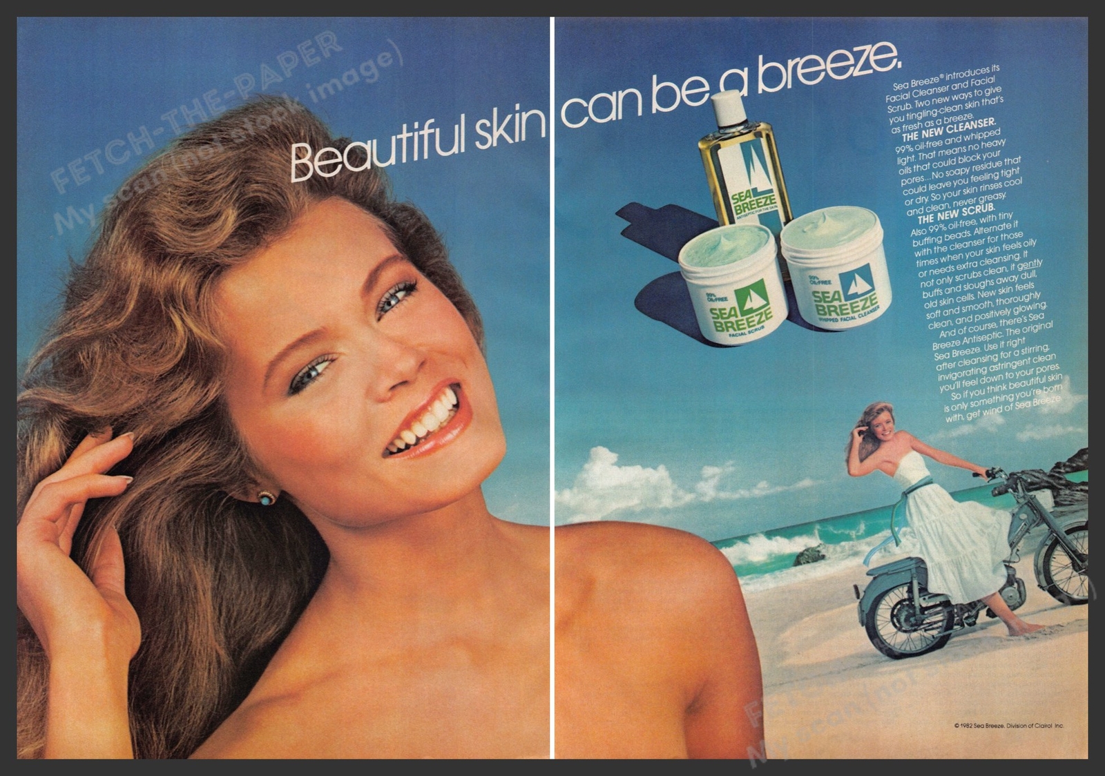 Sea Breeze 1980s Print Advertisement (2 page) 1982 Beach Girl ...
