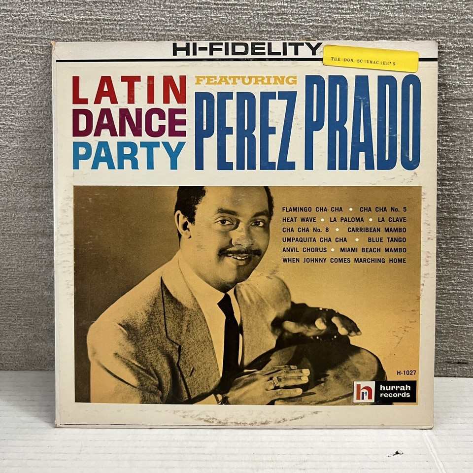Perez Prado Latin Dance Party Record Album Vinyl LP Hurrah H-1027 USA ...