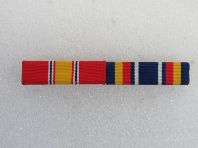 War On Terror 2 Ribbon Bar Rack National Defense & War On Terror ...