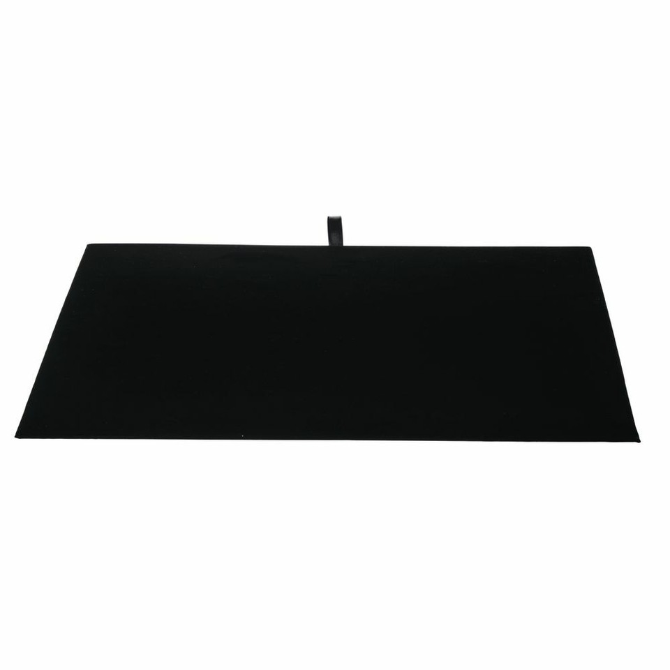 14" x 7-1/2" Black Jewelry Tray Insert, Cushioned & Flocked, (1 to 12 ...