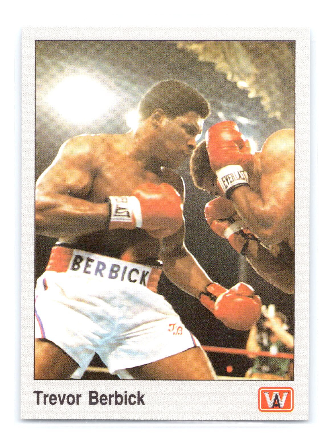 1991 AW Sports #6 Trevor Berbick Boxing - Near Mint | eBay