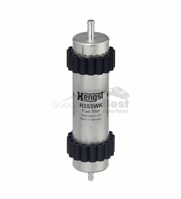 One New Hengst Fuel Filter In-Line H355WK 8T0127401A for Audi ...
