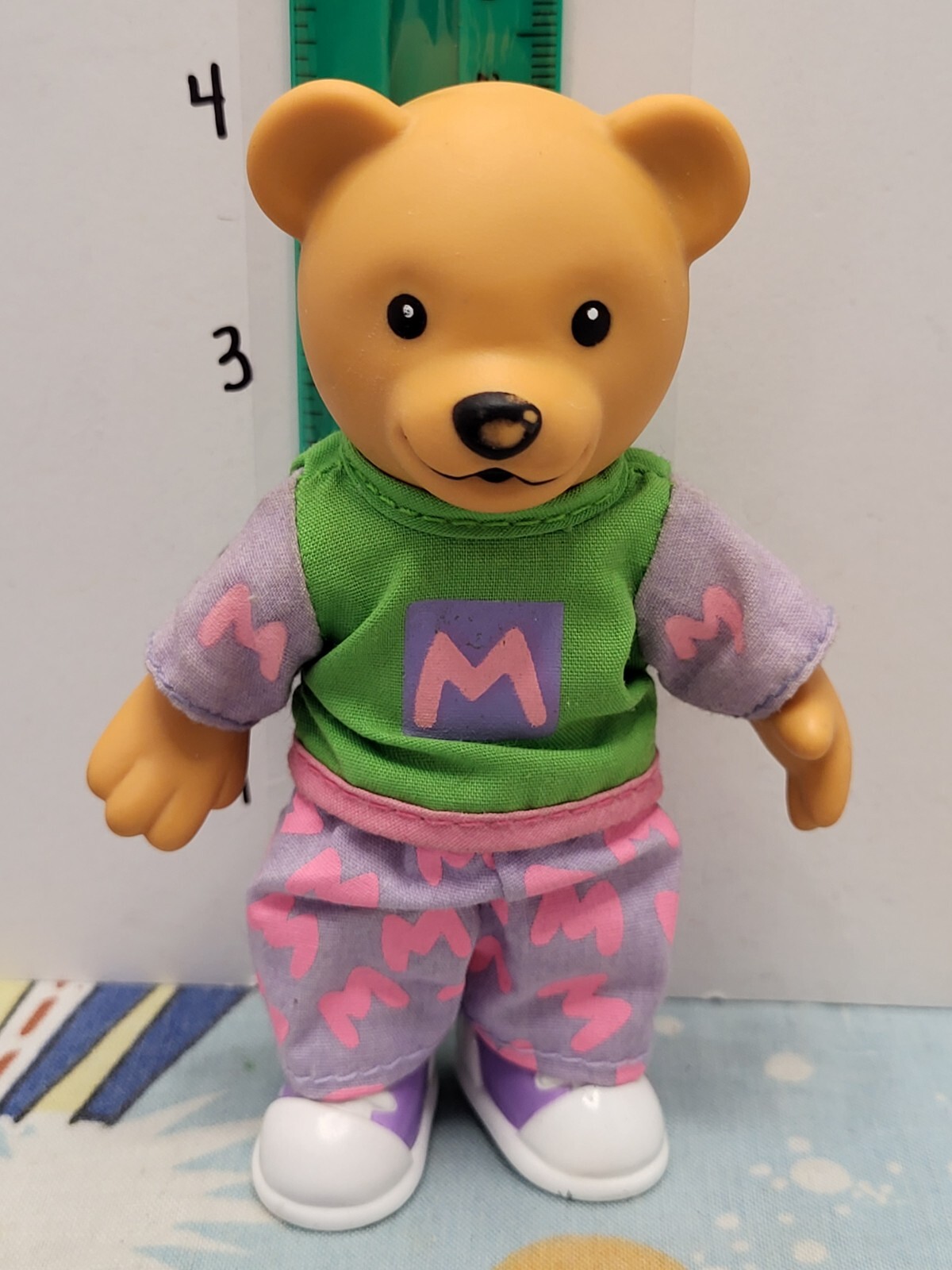 Vintage 90's Bananas In Pajamas Morgan Bear TOMY VINYL Figure 1996 | eBay