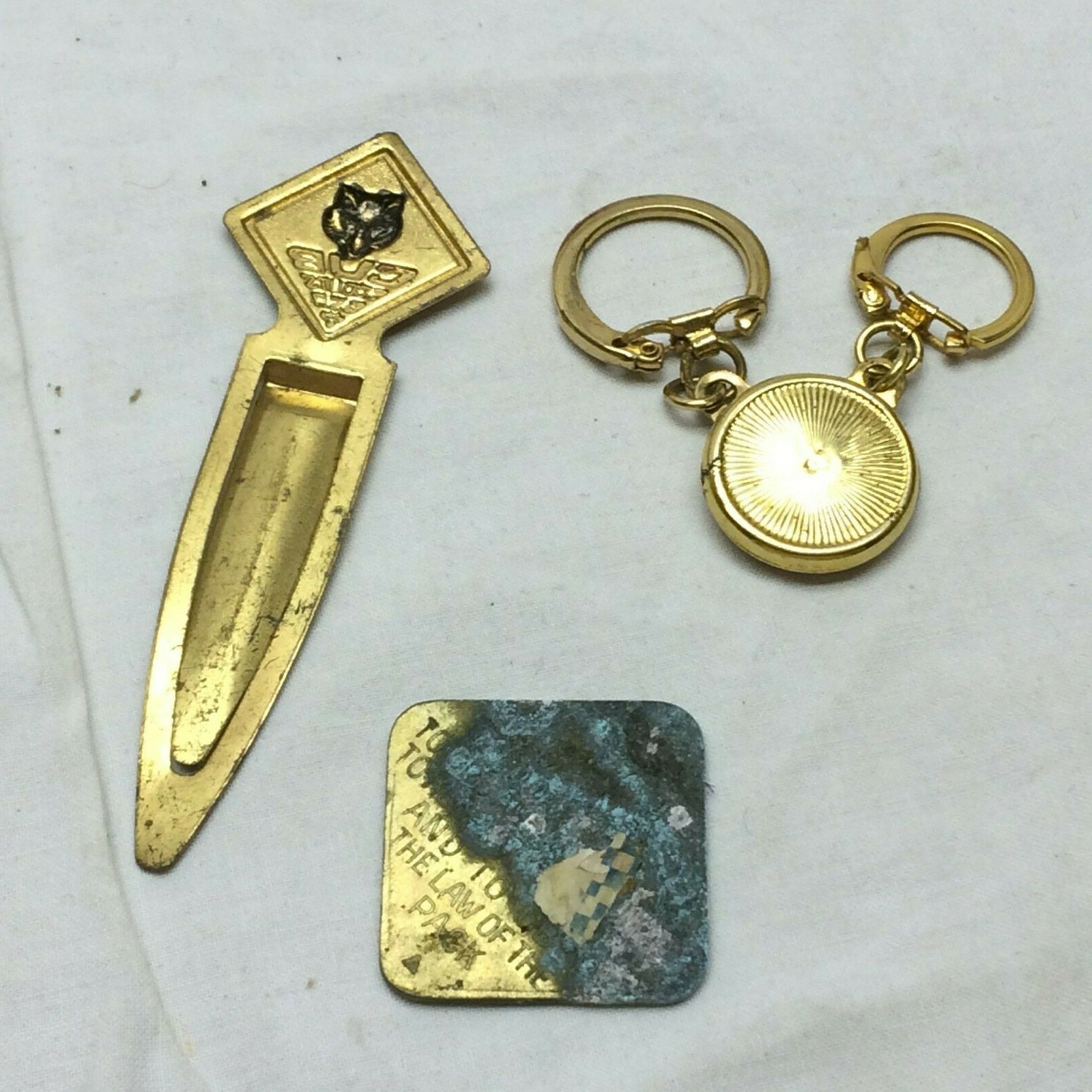 Boy Scout Cub Scout Book Marker Key Chain Medal | eBay