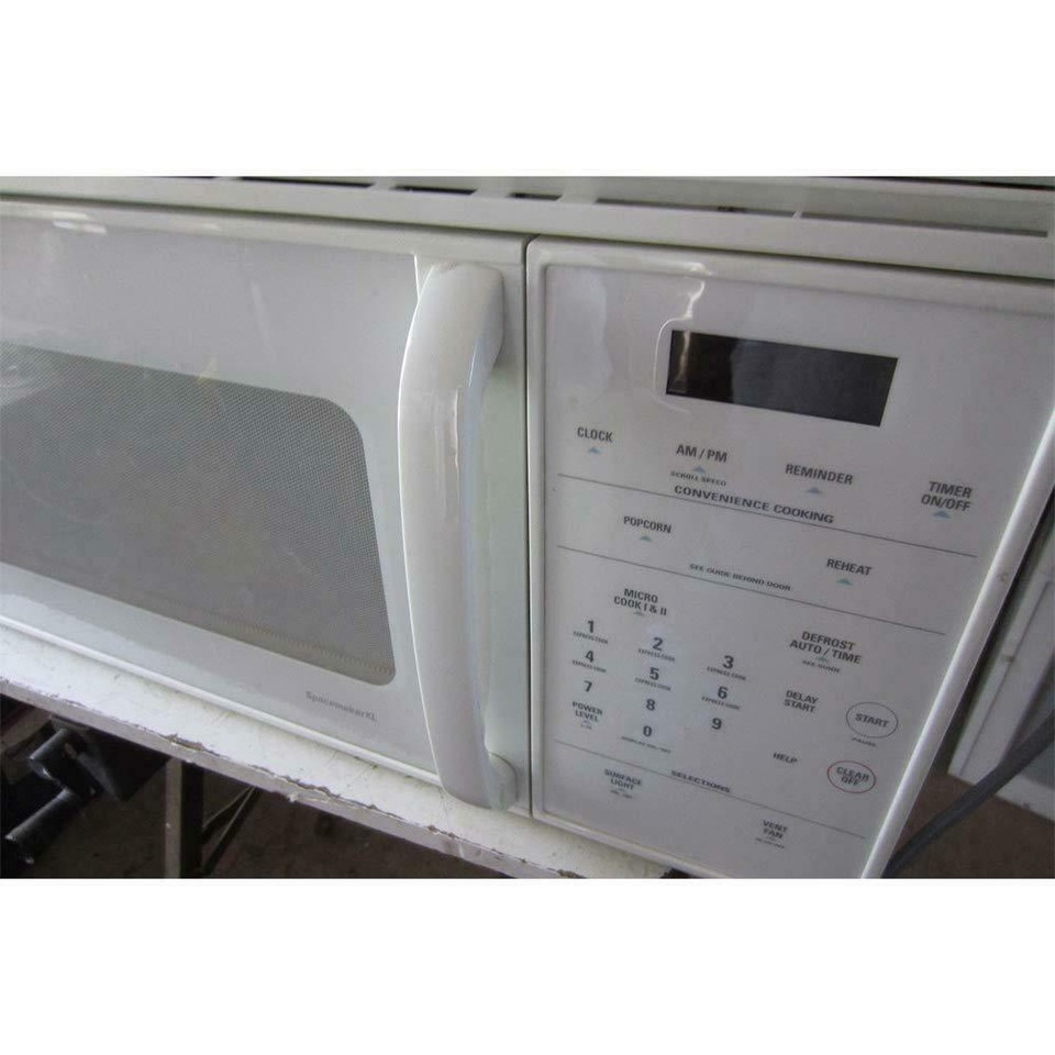 Microwave Door Pulling Handle White for GE Spacemaker XL JVM1330WW ...