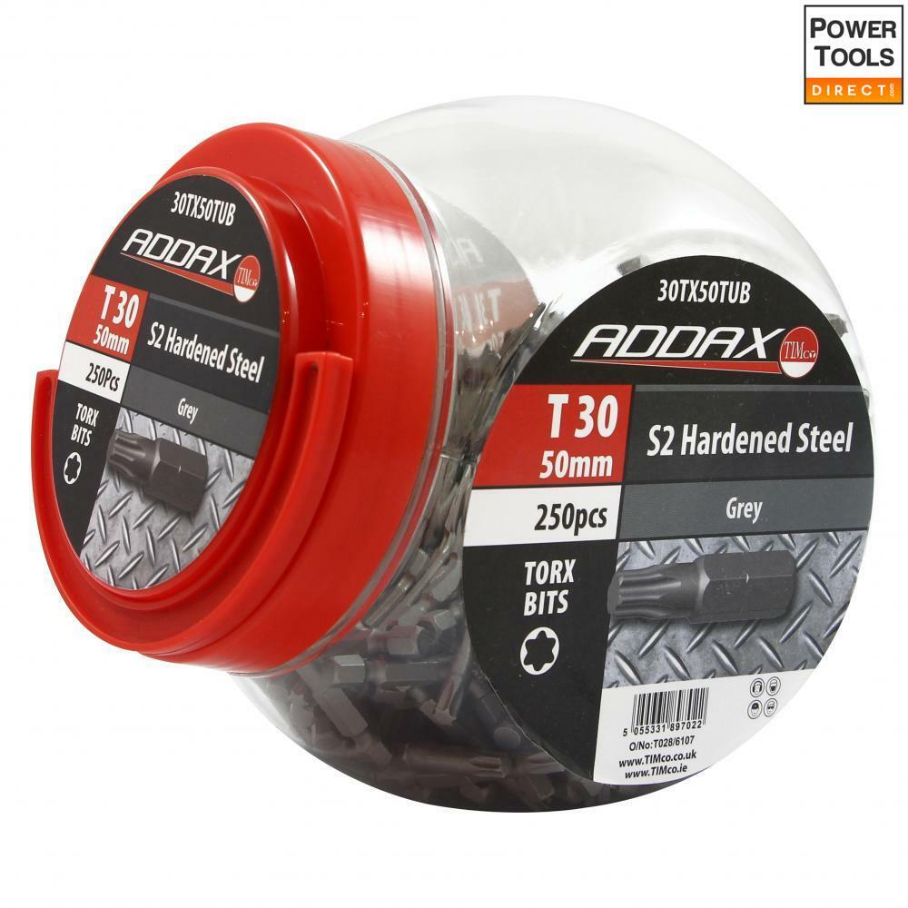 TIMco TX Drive Driver Bit - S2 Grey TX30 x 50 Dispensing Jar 250 | eBay