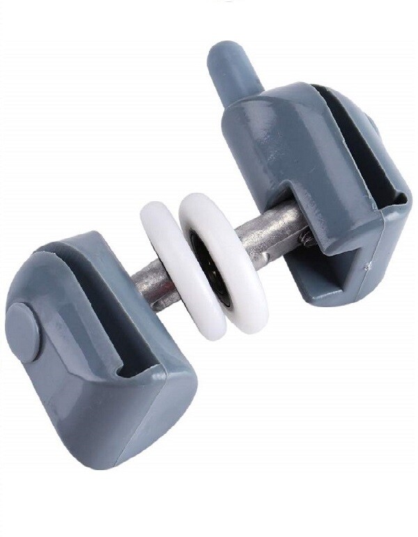 4 Pcs Shower Screen Door Rollers Runners Wheels 25mm Top & Bottom ...