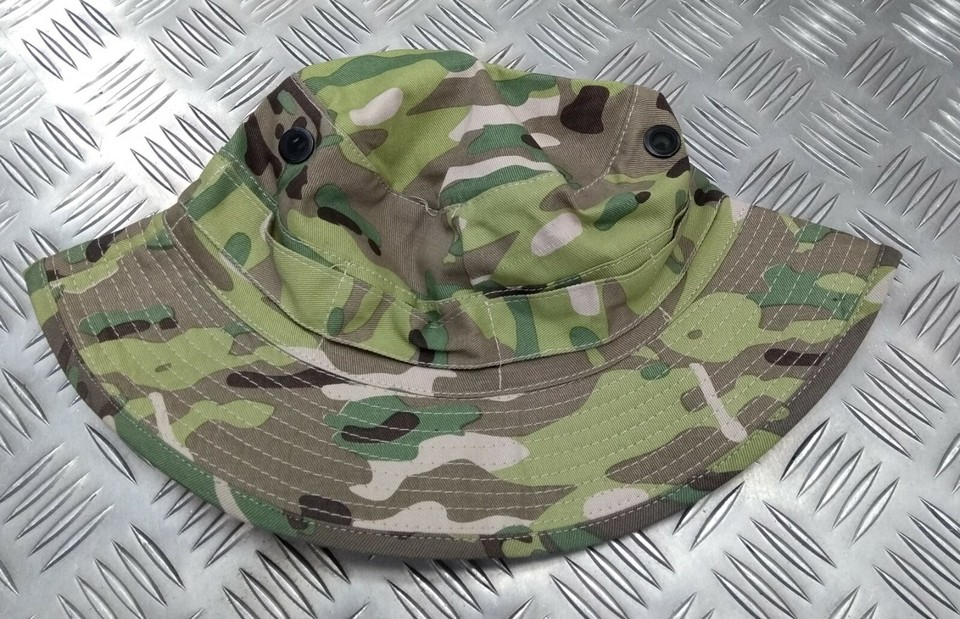 Military Style Special Forces Boonie / Bush Hat Short Brim MTP Multi ...