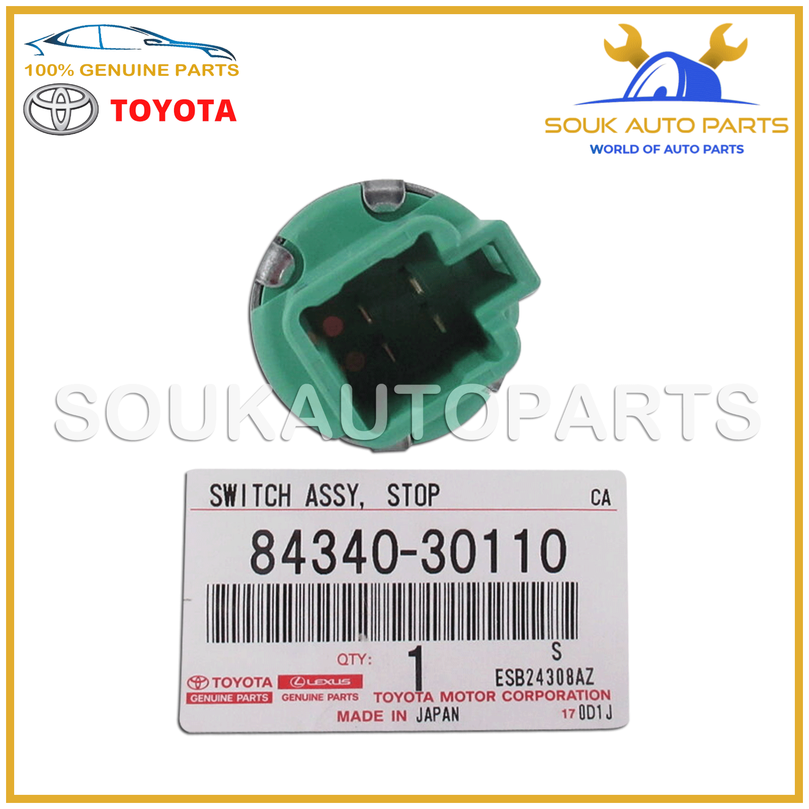 84340-30110 Genuine Toyota STOP LAMP SWITCH ASSY 8434030110 OEM | eBay