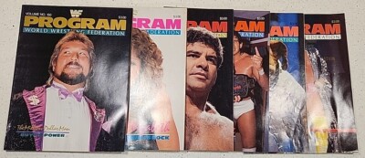 WWF Wrestling Program Magazine Vol. 150-155 Lot Of 6 | eBay