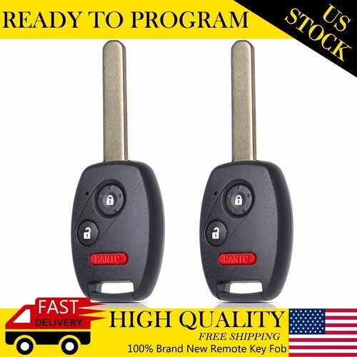 2For 2006 2007 2008 2009 2010 Honda Civic LX Remote Key Fob N5F-S0084A ...