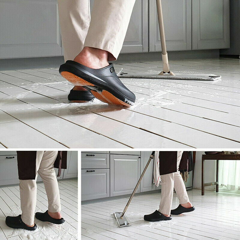 STICO Unisex Chef Kitchen Slip Resistant Slipper Safety Rubber Shoes ...