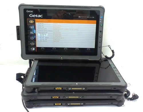 Lot 4 Getac F110 G3 Rugged Tablet Core i7-6500U 2.50GHz 16GB No SSD | eBay