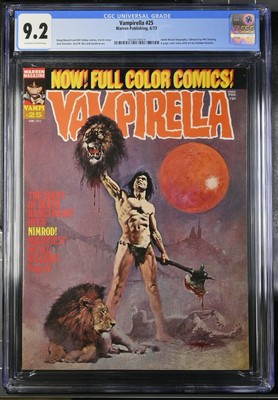 Vampirella 25 Cgc 9.2 Ow/w Pages Warren 1973 | eBay