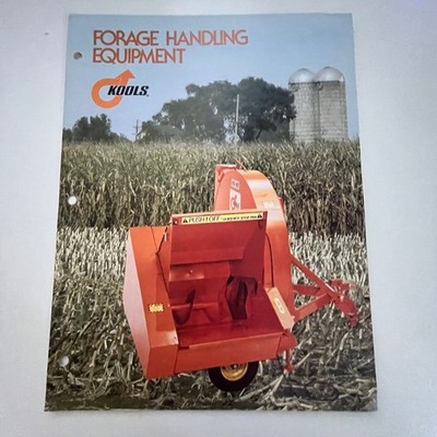 Kools Forage Handling Equipment Vintage Farming Brochure SJ25-2 | eBay